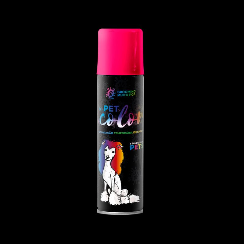 Spray Pet Color – Pink – Grooming Muito Pop